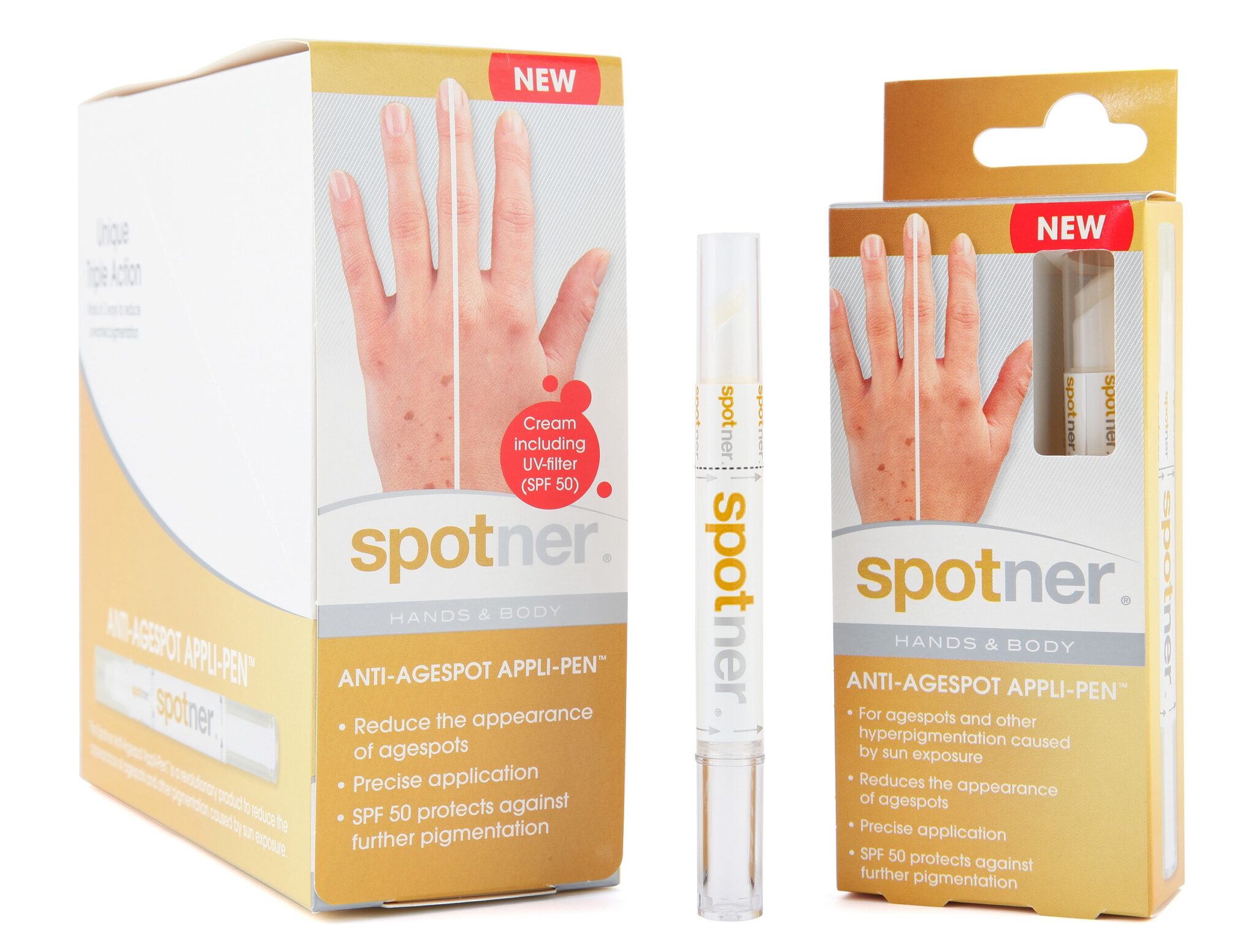 BULK LOT: 9 PALLETS OF SPOTNER ANTI-AGE SPOT APPLI-PENS (APPROX. 25,728 ...